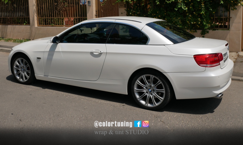 Colantare auto alb perlat | Colantare Auto si Folie Protecție vopsea ...